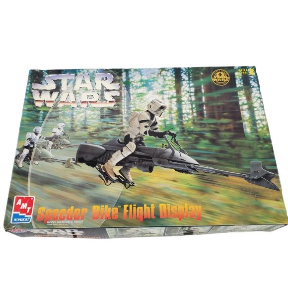 AMT Ertl | Toys | 997 Amt Ertl Star Wars Speeder Bike Flight Display Model Kit | Poshmark